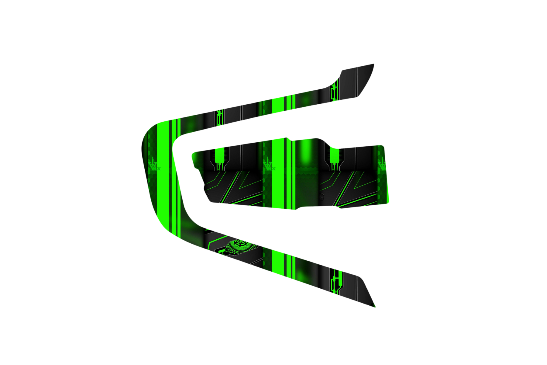 Cardo Bold Geometric Tech Skins Carbon Fiber Circuit Designs - OzDecalz