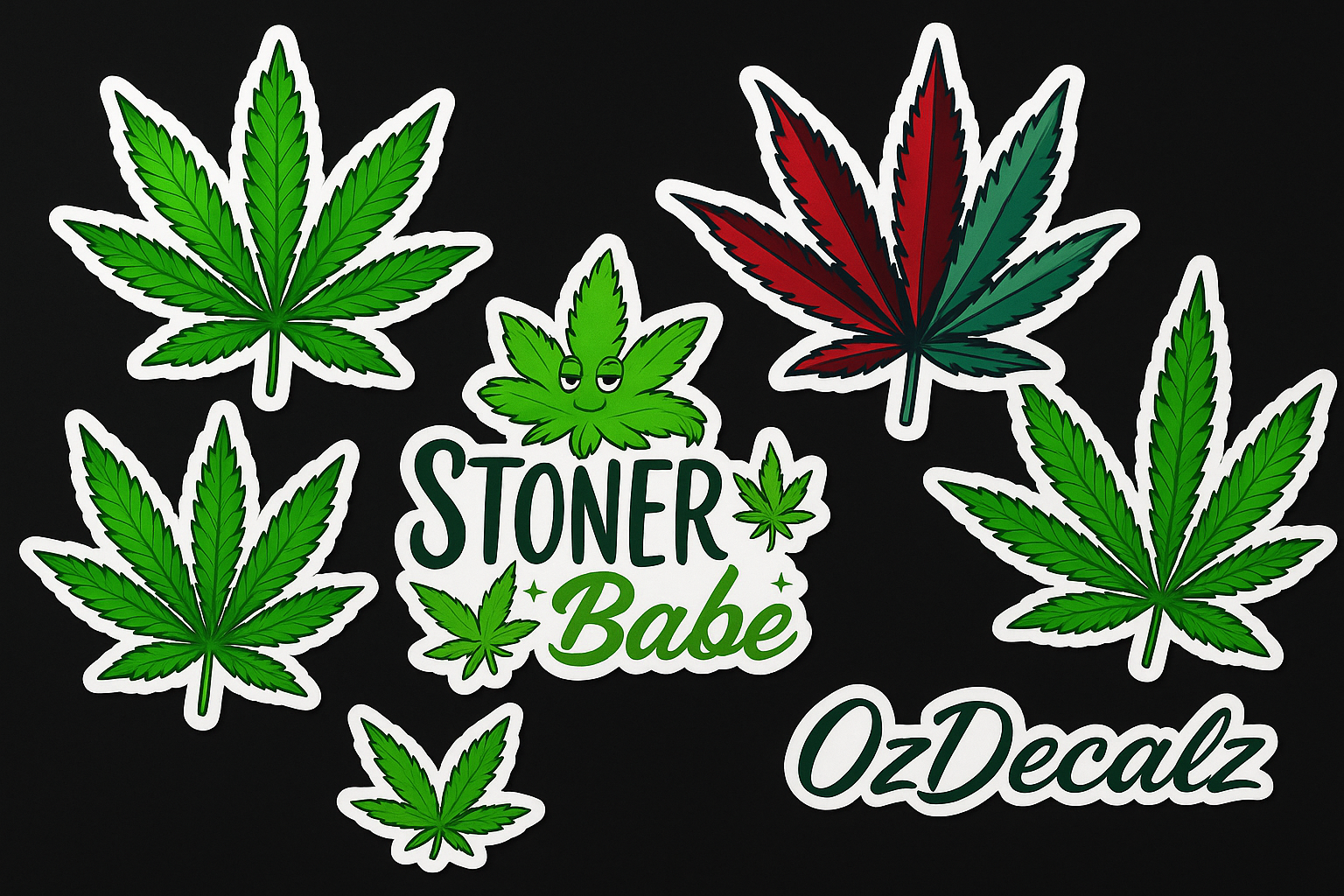 420 Stickers - Cannabis & Weed Humor Vinyl Decals | OzDecalz Australia